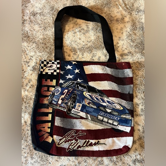 Nascar | Bags | Vintage Nascar Burt Wallace Racing Tote Bag | Poshmark